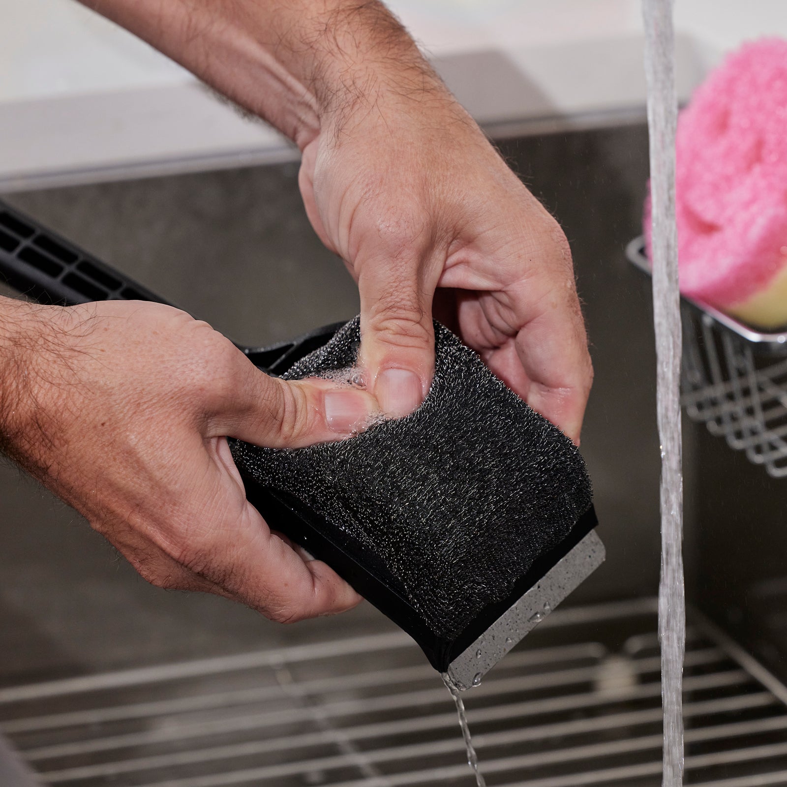 Scrub Daddy | Steam Clean BBQ Brush from Mr. Bar-B-Q