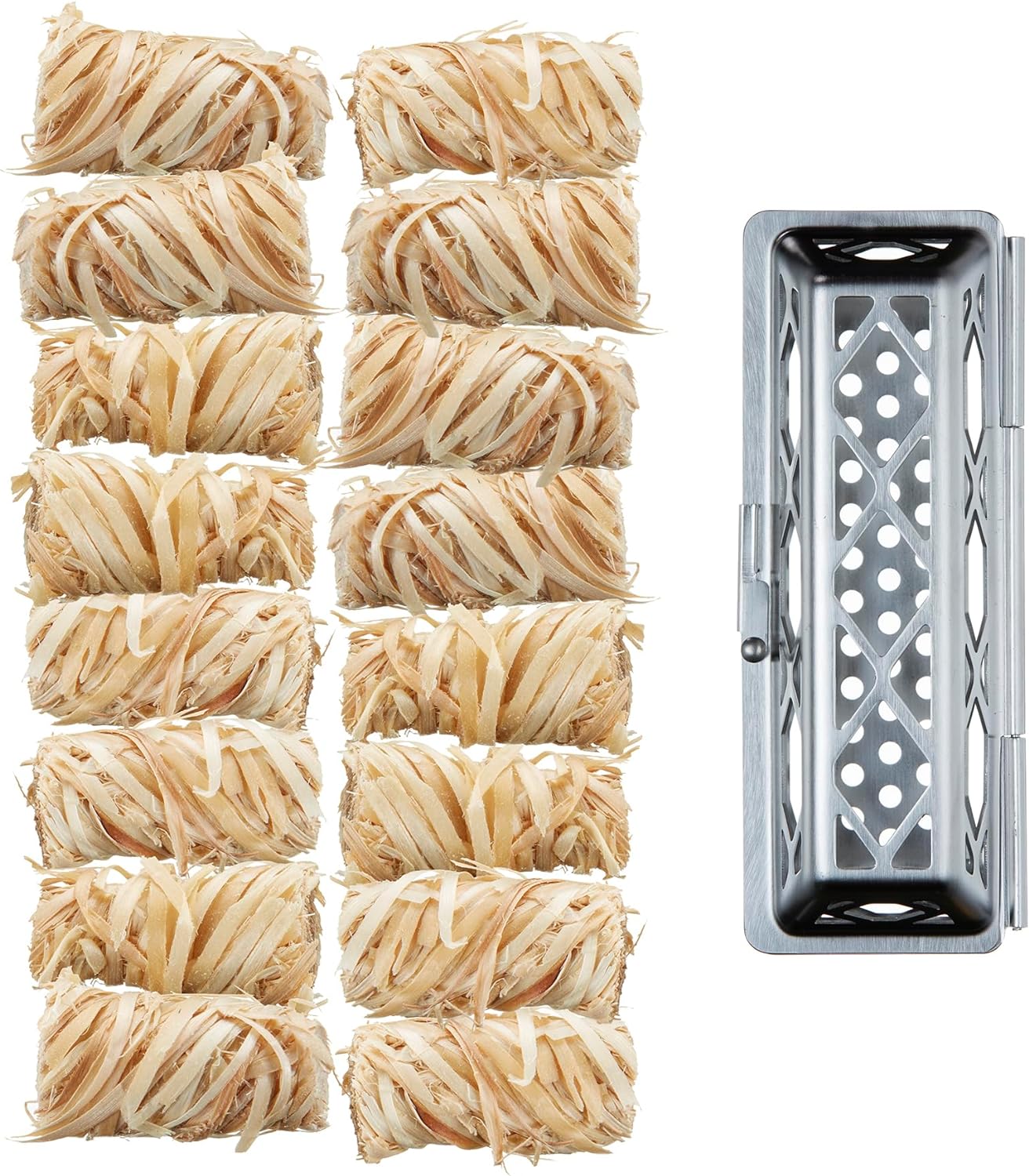 Haystack Fire Starter Airflow Cage and Haystack Fire Starters (Bundle: